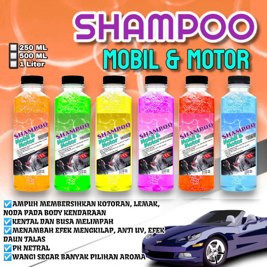 Jual Shampoo Mobil dan Motor Sabun Cuci Motor dan Mobil Kendaraan Busa ...