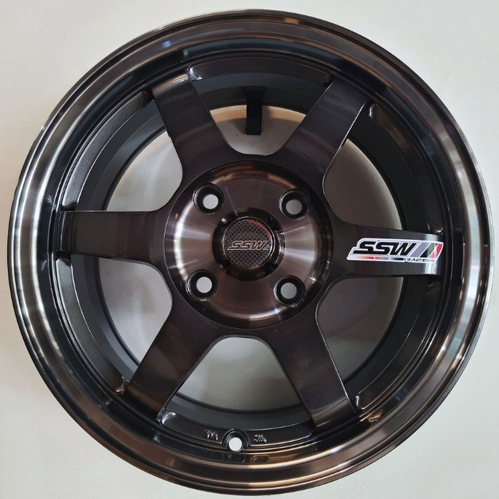 Jual VELG MOBIL ORIGINAL SSW WHEELS S205 ( TE37 ) R15 x 6,5 4H 114,3 ET 40 GMCPLP / GCGR - MADE ...