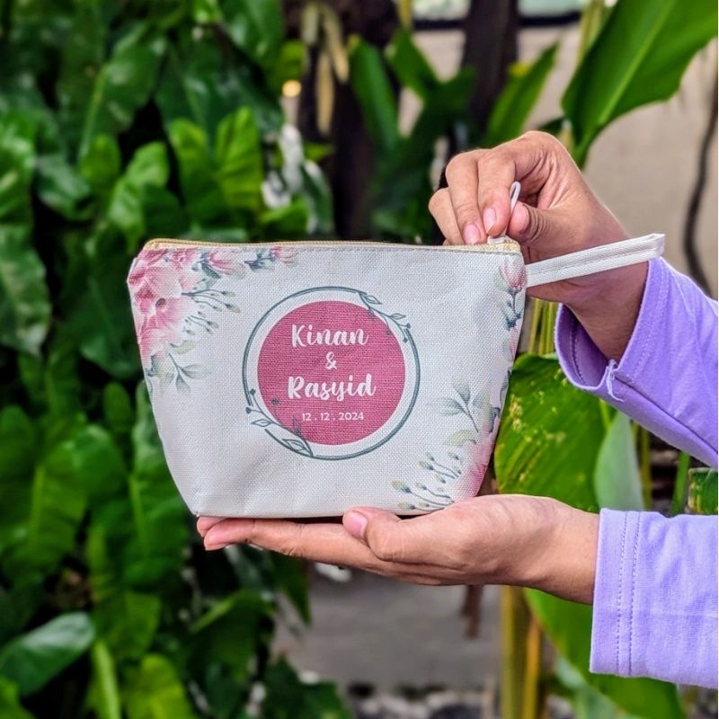 Jual Pouch Souvenir Pernikahan Full Color Custom Dompet Murah Elegan ...