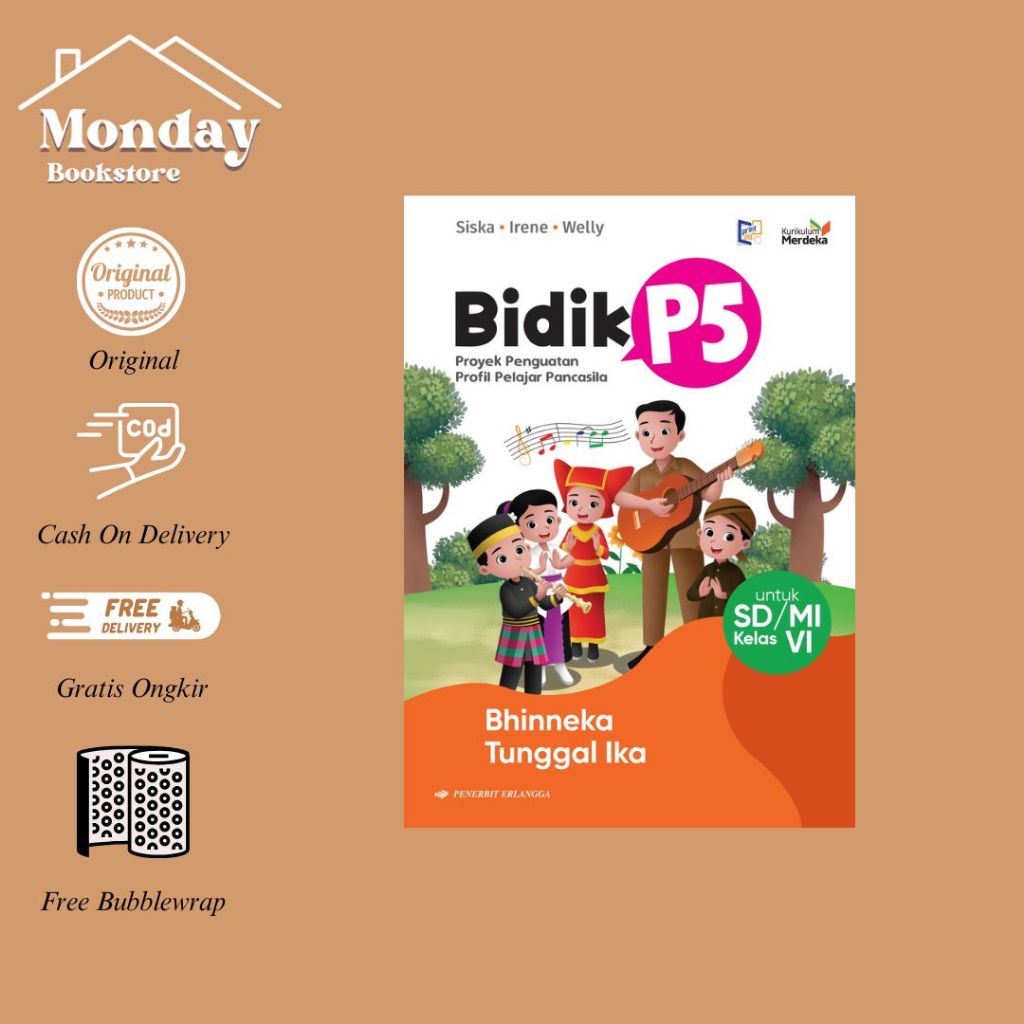 Jual BIDIK P5: BHINNEKA TUNGGAL IKA SD/MI KLS.6/KM | Shopee Indonesia