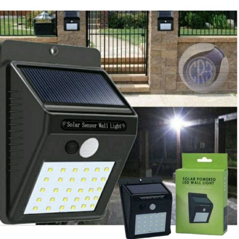 Jual [SENSOR GERAK] LAMPU SENSOR GERAK SOLAR PANEL TENAGA SURYA 20 LED ...