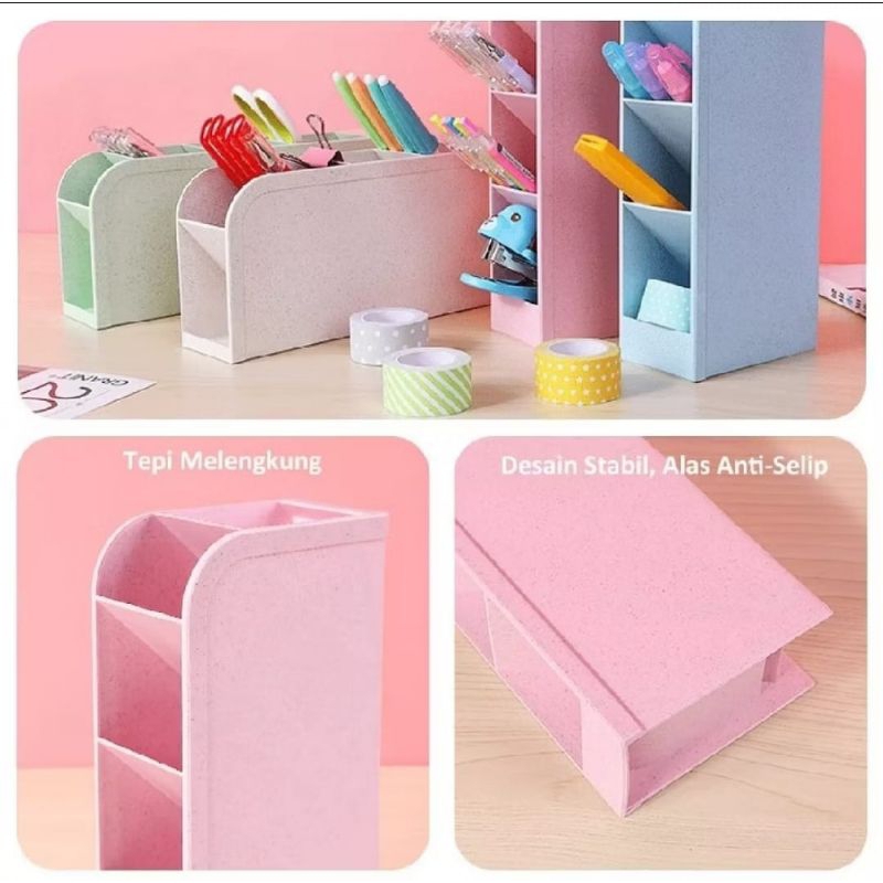 Jual Rak Mini 4 Sekat Rak Penyimpanan ATK Rak Asesoris 4 Sekat ...