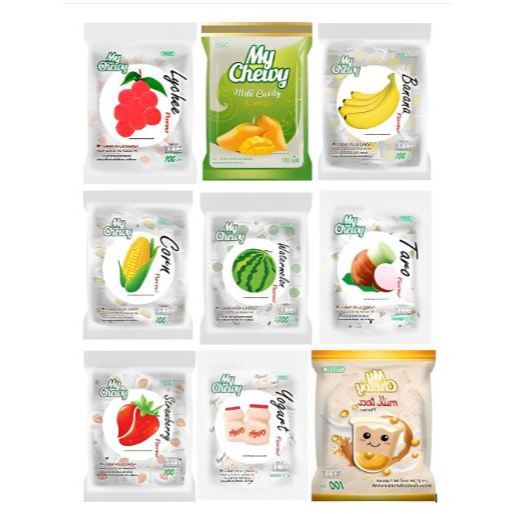 Jual PALUBUTUNG - My Chewy Milk Candy Permen Thailand size 67grm - Milk ...