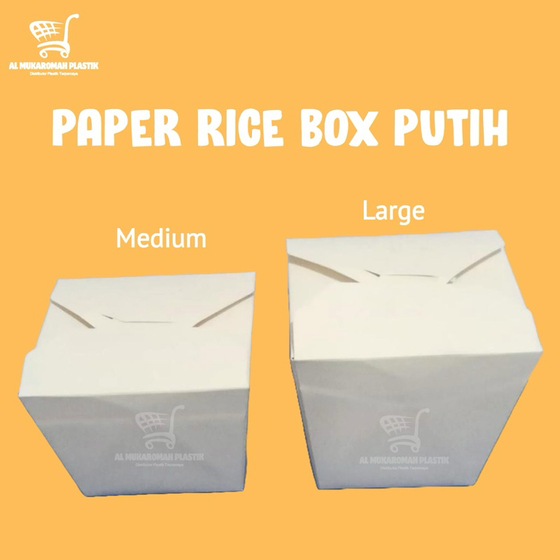 Jual [ISI 25] FOOD PAIL PAPER PREMIUM LAMINASI M, L, HARGA PABRIK FDA ...