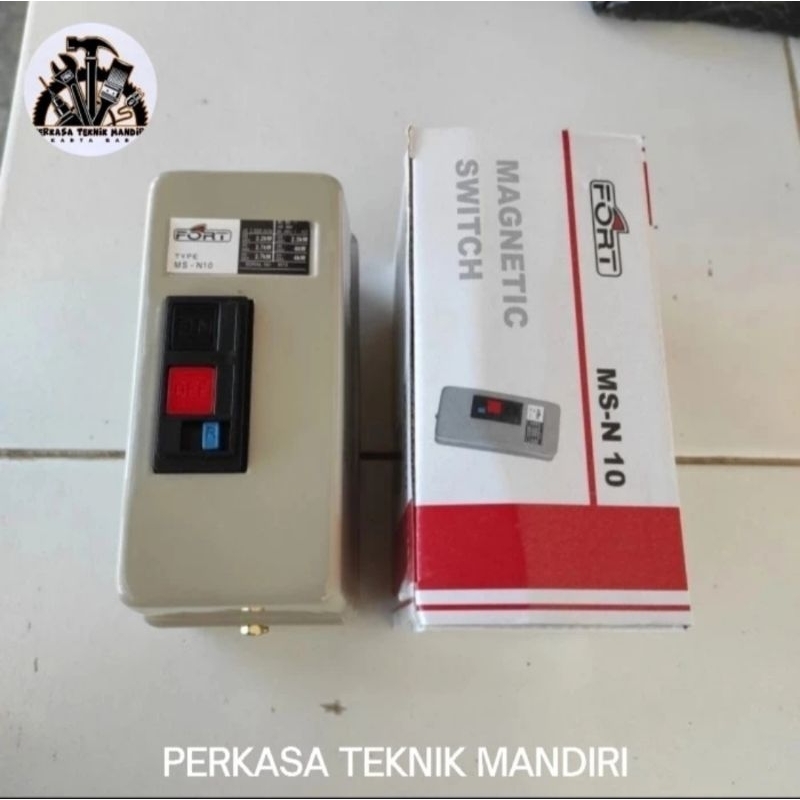 Jual MOTOR STATER 3 PHASE METAL BOX DOL STATER MSN-10 Merek FORT ...