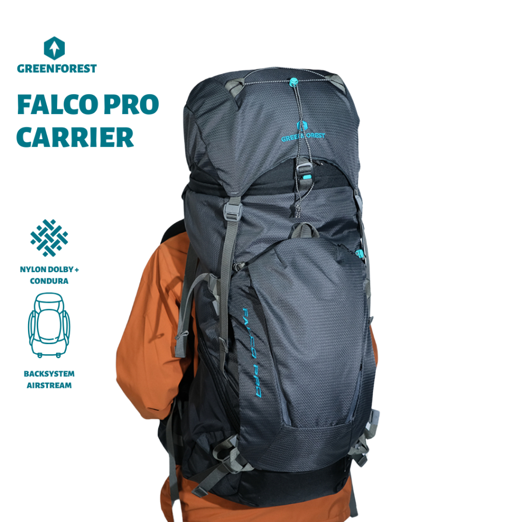 Jual Greenforest Falco Pro Carrier 60+5 Liter Free Raincover - Tas ...