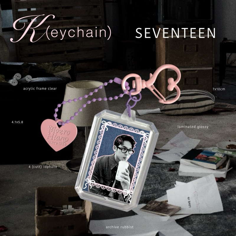 Jual KEYCHAIN CLEAR KPOP SEVENTEEN | GANTUNGAN TAS KPOP | Mingyu ...