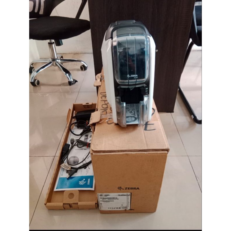Jual Printer id Card Zebra ZC300 / Printer id Card Zebra / ZC300 | Shopee Indonesia