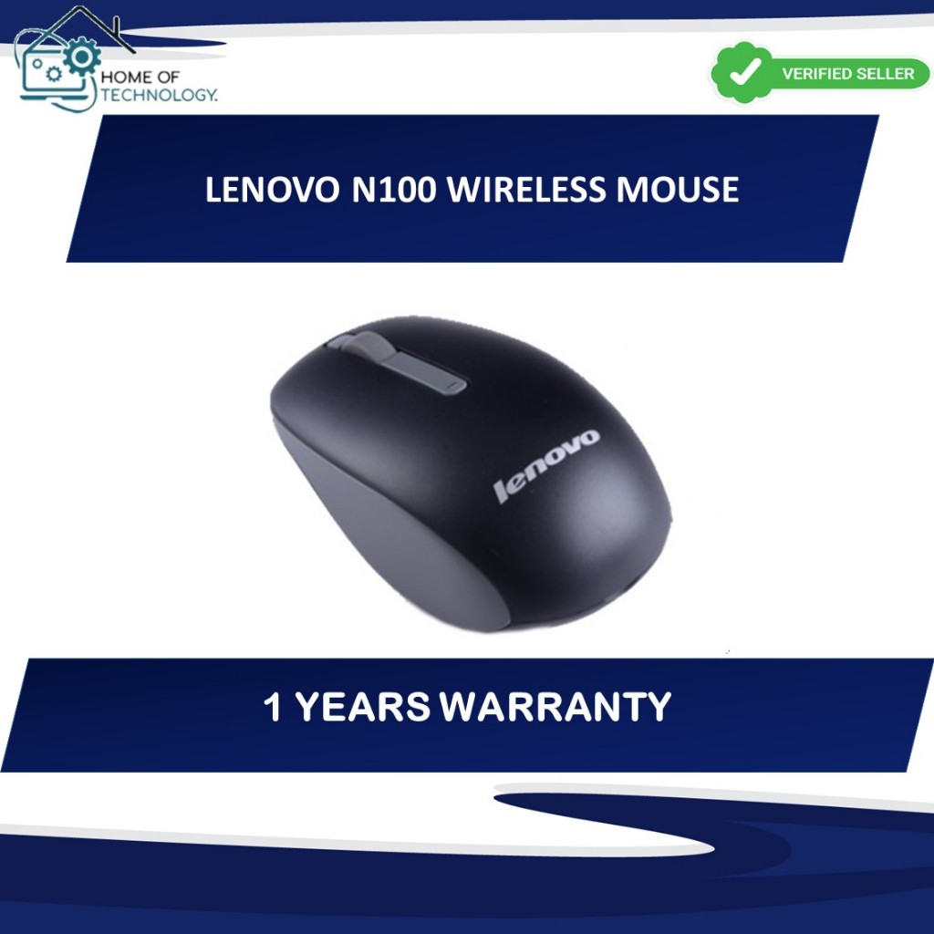 Jual LENOVO N100 WIRELESS MOUSE - GARANSI 1 TAHUN | Shopee Indonesia