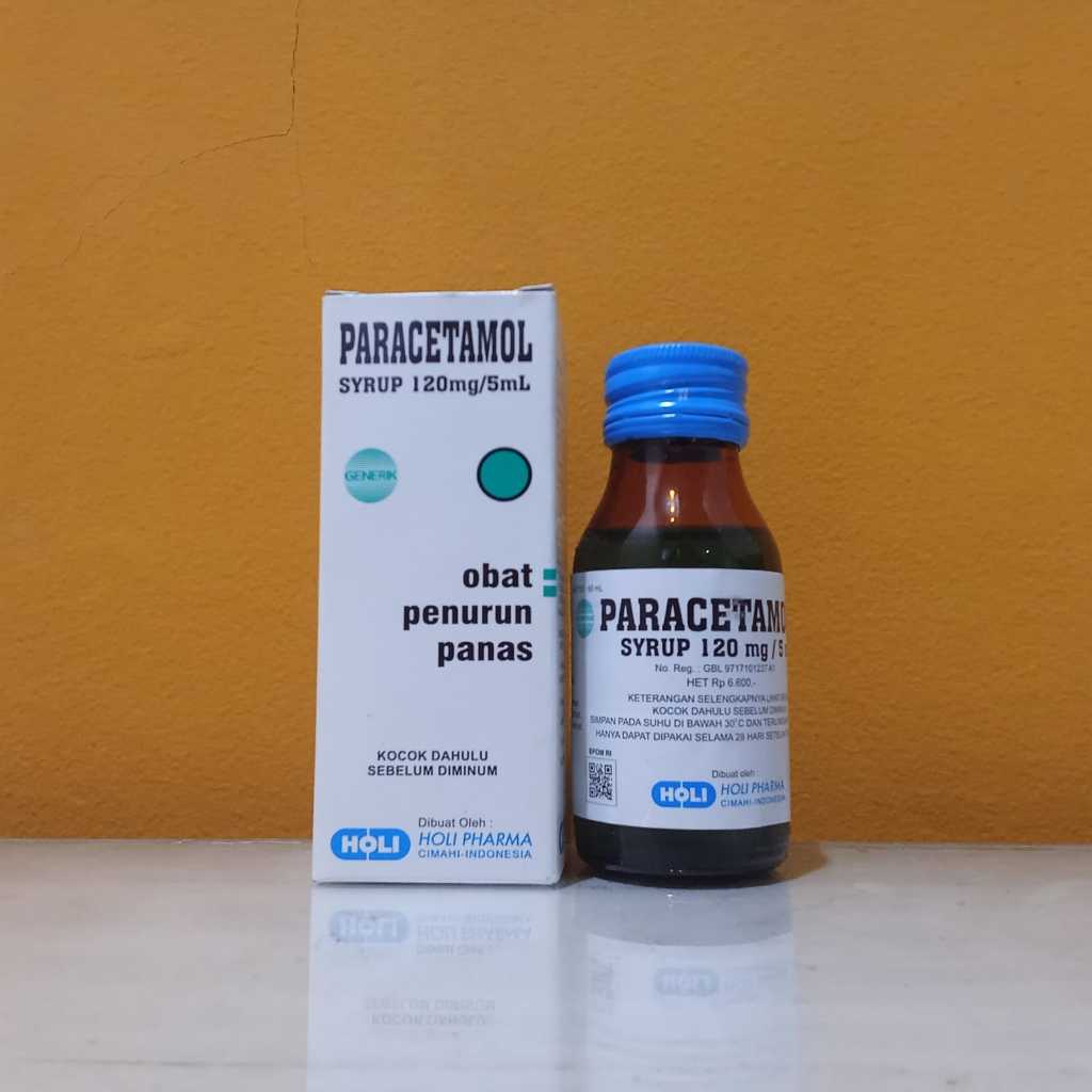 Jual PARACETAMOL 120 MG/5 ML SYRUP 60 ML | Shopee Indonesia