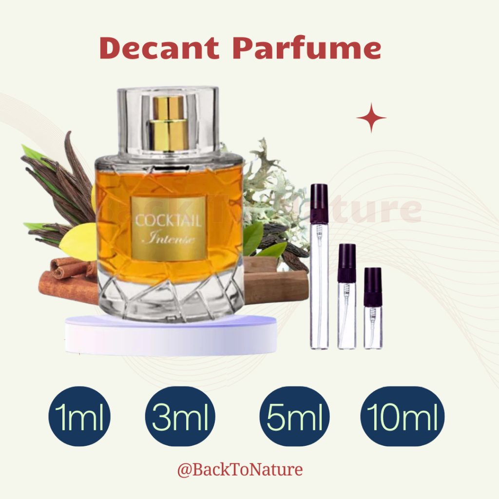 Jual Decant Parfum - Fragrance World Cocktail Intense | Shopee Indonesia