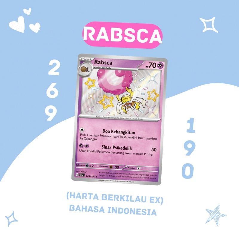 Jual Rabsca Baby Shiny S SV4A 269/190 Pokemon TCG Indonesia | Shopee ...