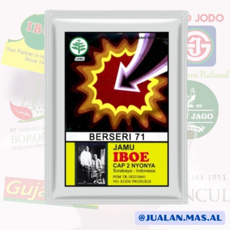 Jual IBOE - JAMU BERSERI / BERSIH DARAH (ISI 10 SACHET) | Shopee Indonesia