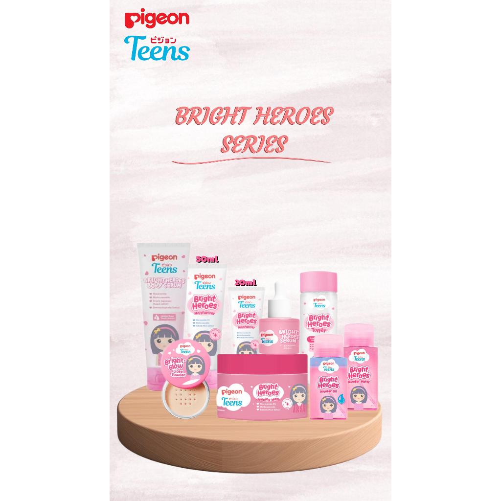 Jual Pigeon Teens BRIGHT HEROES SERIES / Toner / Serum / Moisturizer ...