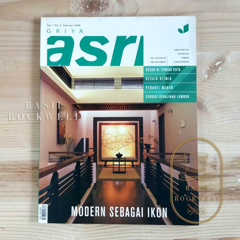 Jual Griya Asri Majalah Arsitektur Edisi Februari 2006 Desain Interior ...