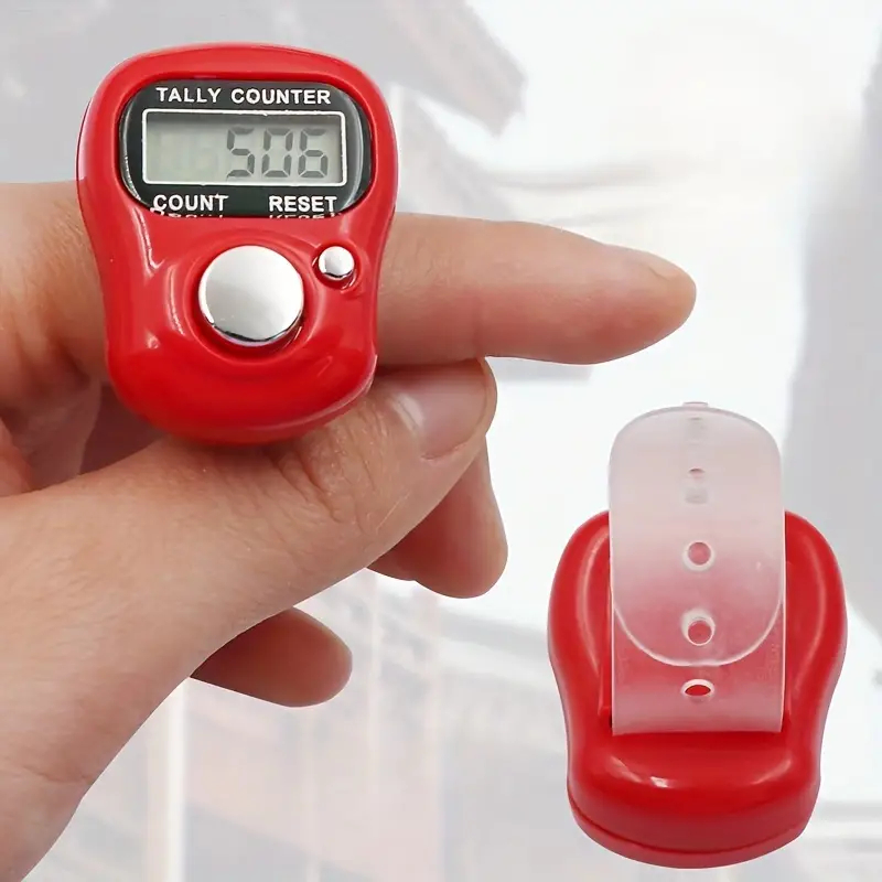 Jual TASBIH DIGITAL MINI Alat Hitung LED Elektronik Finger Tally ...