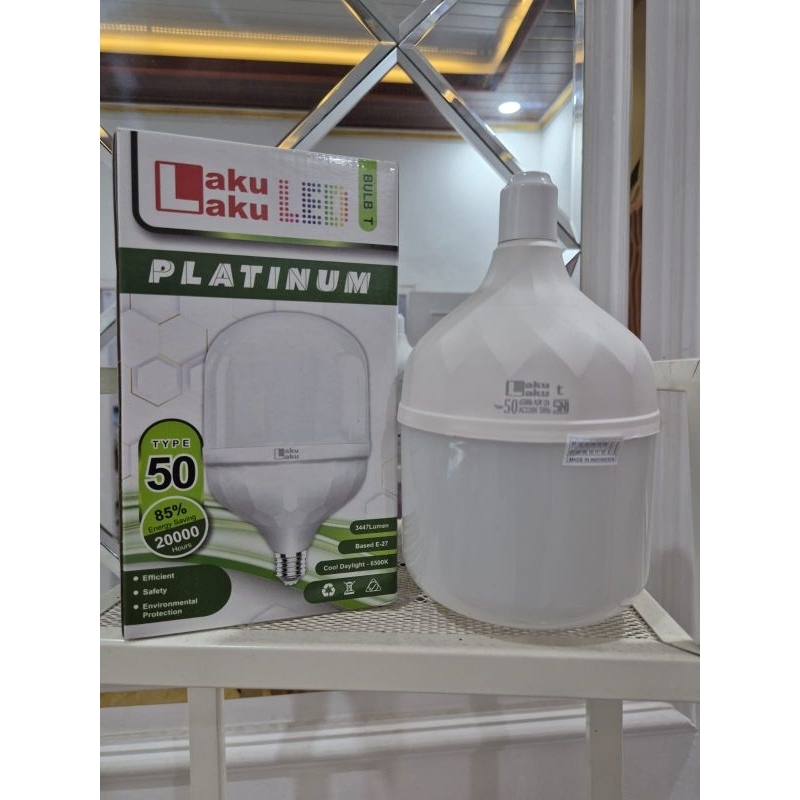 Jual LAMPU LED BULD T KAPSUL LAKU LAKU PLATINUM 50 WATT | Shopee Indonesia