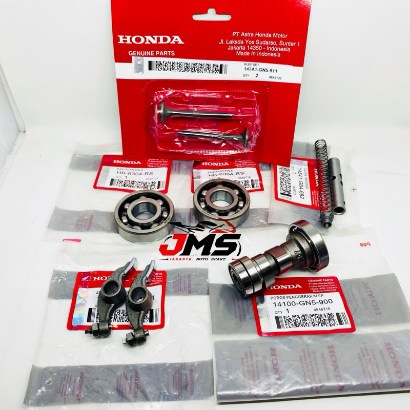 Jual Paket 5 Item Noken as+Platuk klep+Klep set+Suling Tensioner ... Jual Paket 5 Item Noken as+Platuk klep+Klep set+Suling Tensioner ...