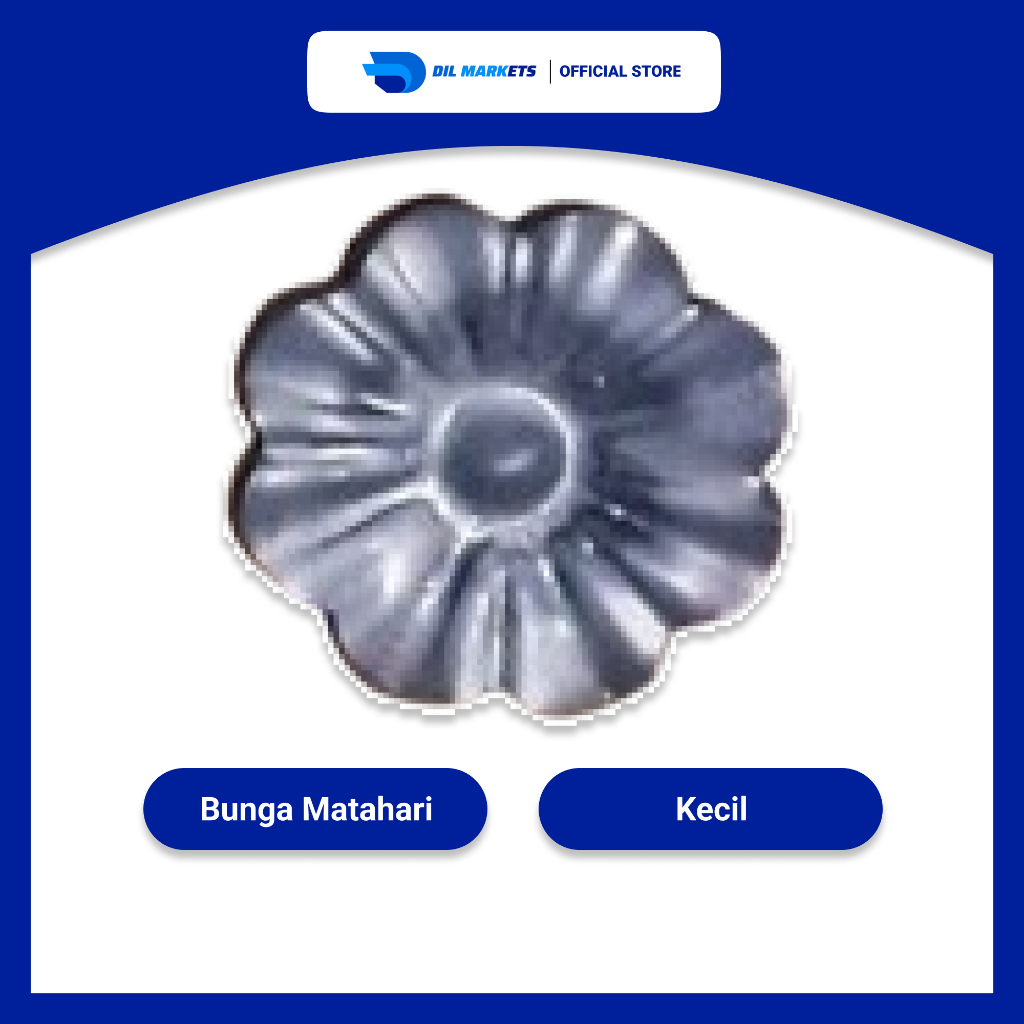 Jual ornamen hiasan pagar bunga matahari kecil besi plat tralis besi ...