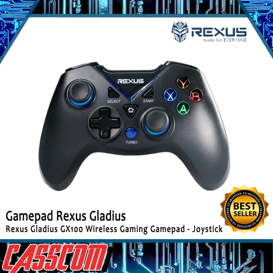 Jual Rexus Gladius GX100 Wireless Gaming Gamepad - Joystick | Shopee ...