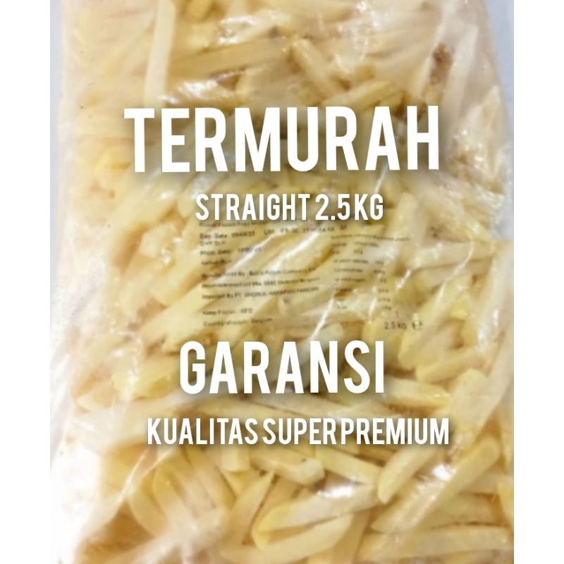 Jual KENTANG GORENG STRAIGHT CUT 2.5kg Grade AA . KENTANG GORENG ...