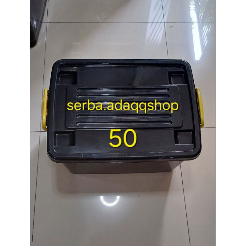 Jual Container Box Hitam 50/ box container hitam / box plastik / box ...