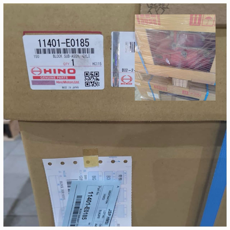 Jual 11410-E0185 CYLINDER BLOCK J08C 3MM HINO ASLI | Shopee Indonesia