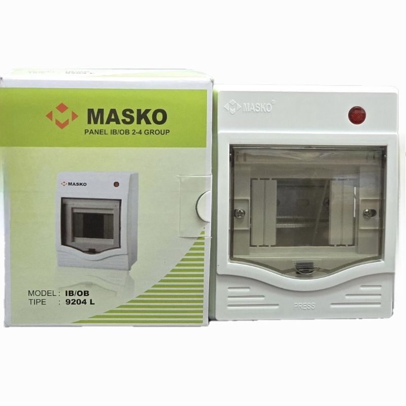Jual BOX MCB MASKO + LAMPU PANEL 2 - 4 GROUP / 5 - 8 GROUP / 9 - 12 ...