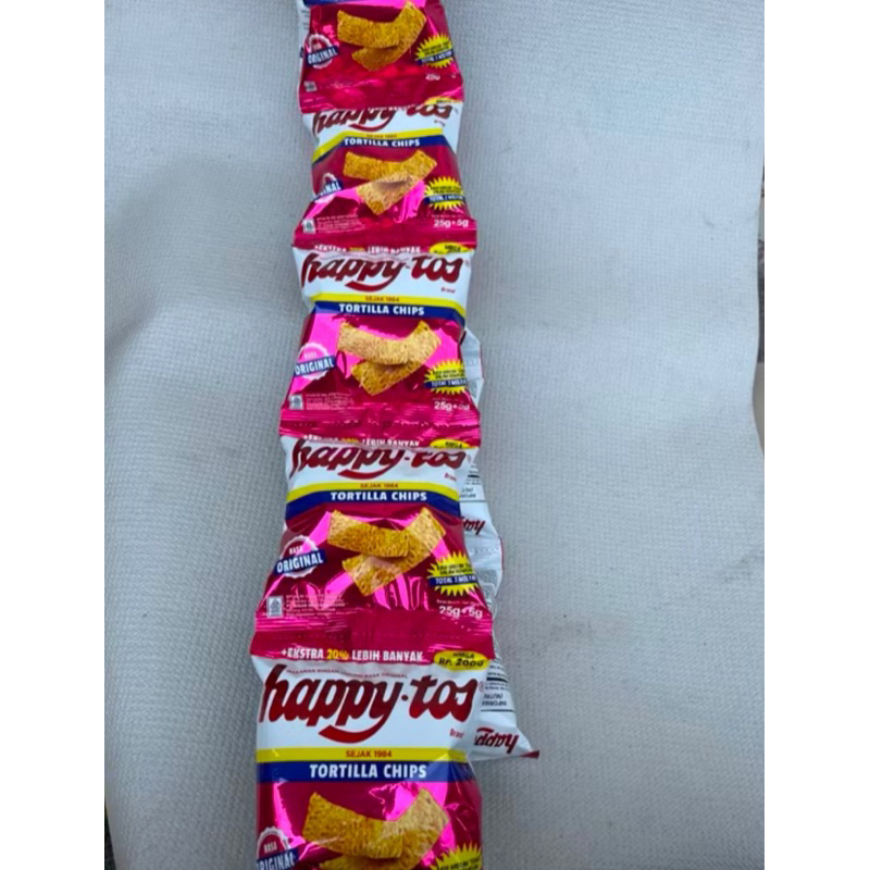 Jual Happy Toss Tortilla Chips (Perpak 30gr x 10pcs) | Shopee Indonesia