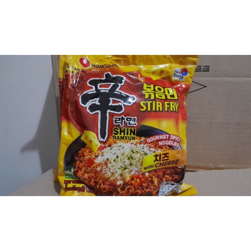 Jual Nongshim Shin Ramyun Stir Fry with Cheese Halal 136g , Made in Korea Exp 28 Agt 2025 ...