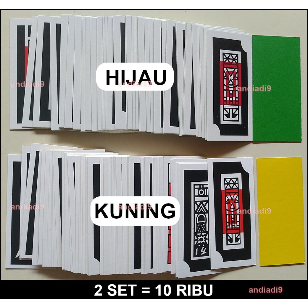 Jual KARTU CEKI LINTRIK DJAWA TJEKI 2 SET = 10 RIBU BARU | Shopee Indonesia