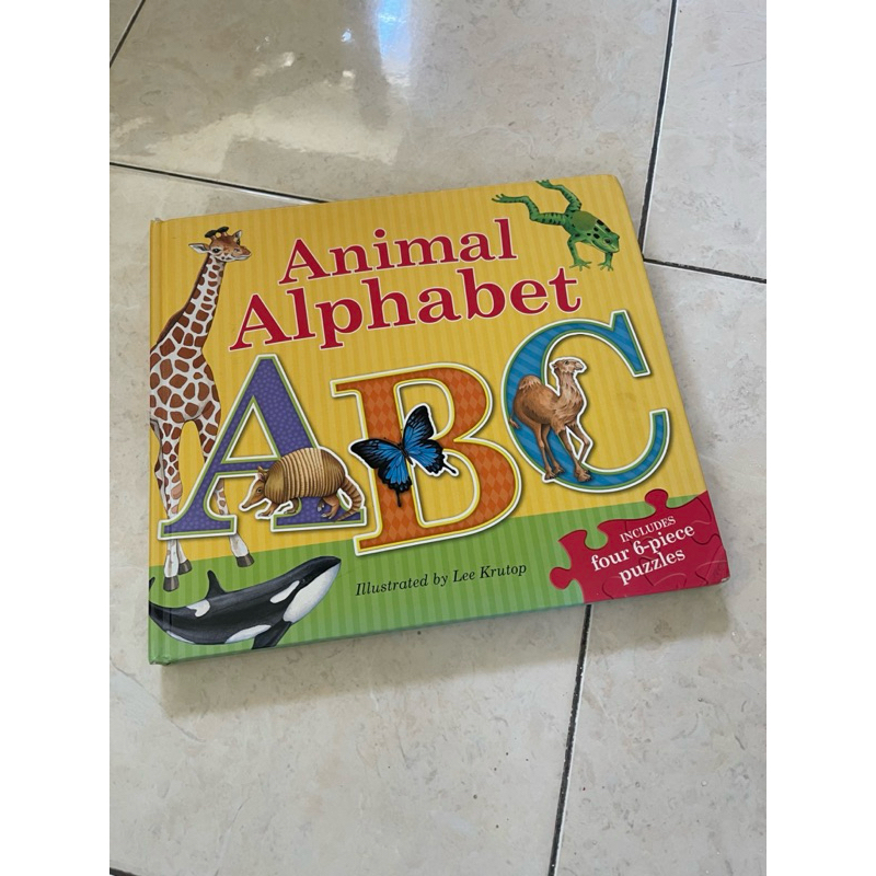 Jual preloved jumbo alphabet puzzle story book anak buku cerita ...