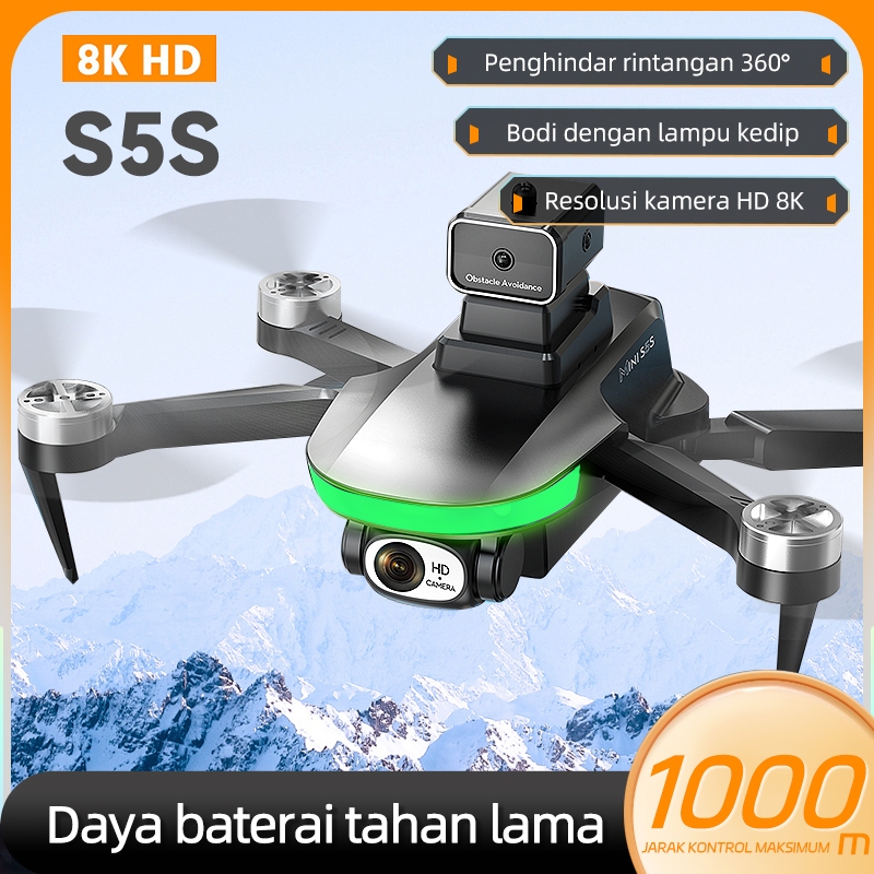 Jual S5S Drone kamera jarak jauh fotografi udara profesional murah dual ...