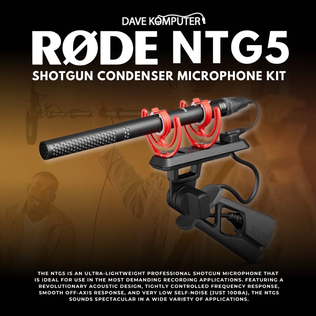 Jual Rode NTG5 / NTG 5 / NTG-5 Shotgun Condenser Microphone Kit ...