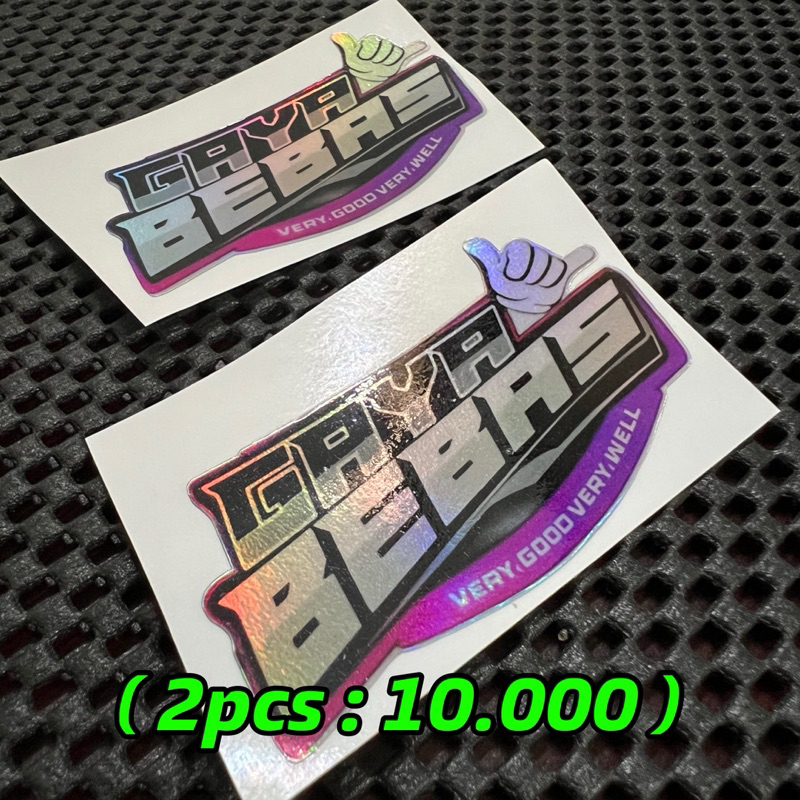 Jual STICKER GAYA BEBAS (2pcs : 10k ) | Shopee Indonesia