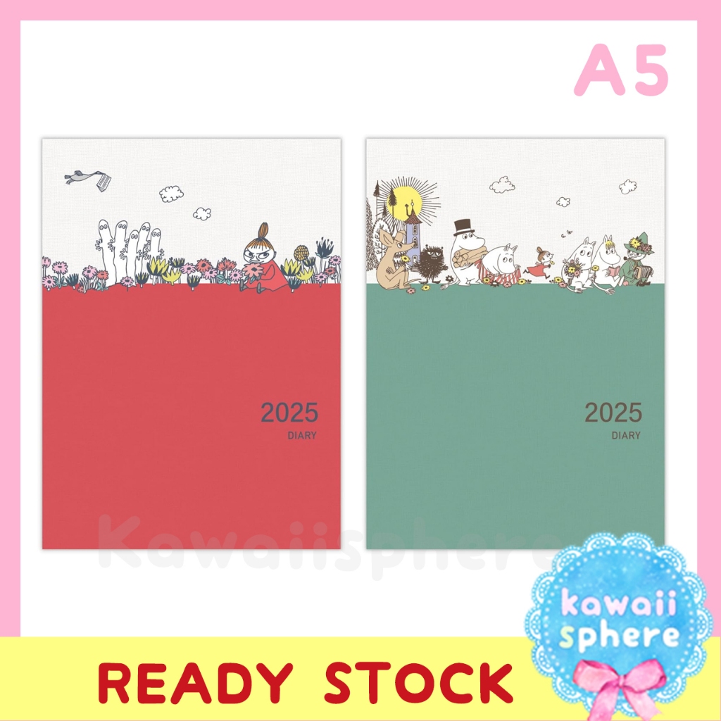 Jual Moomin Planner 2025 Size A5 | Hallmark Monthly Planner Diary 2025 ...