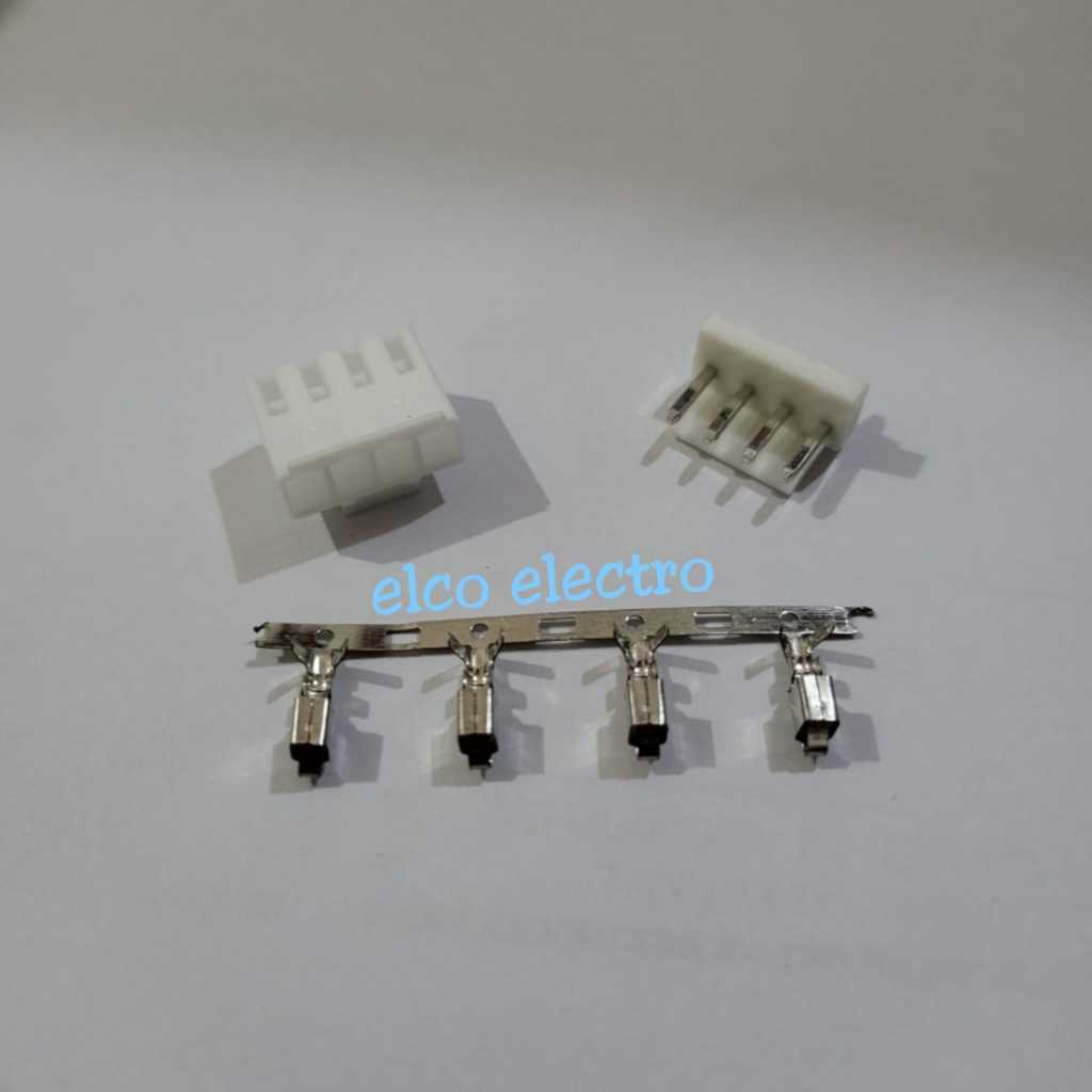 Jual Harg per 1 SET Connector JST VH3.96 - 4P - Male Female Pin Kaki Lurus 3.96mm | Shopee Indonesia