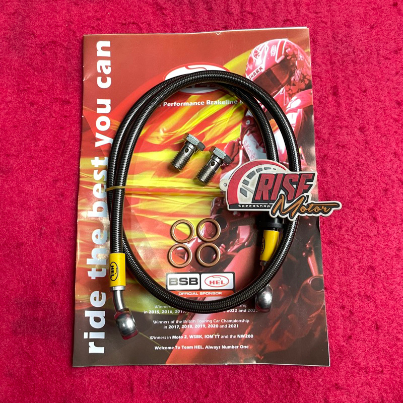 Jual Selang Rem Hell 75 cm Carbon | Shopee Indonesia