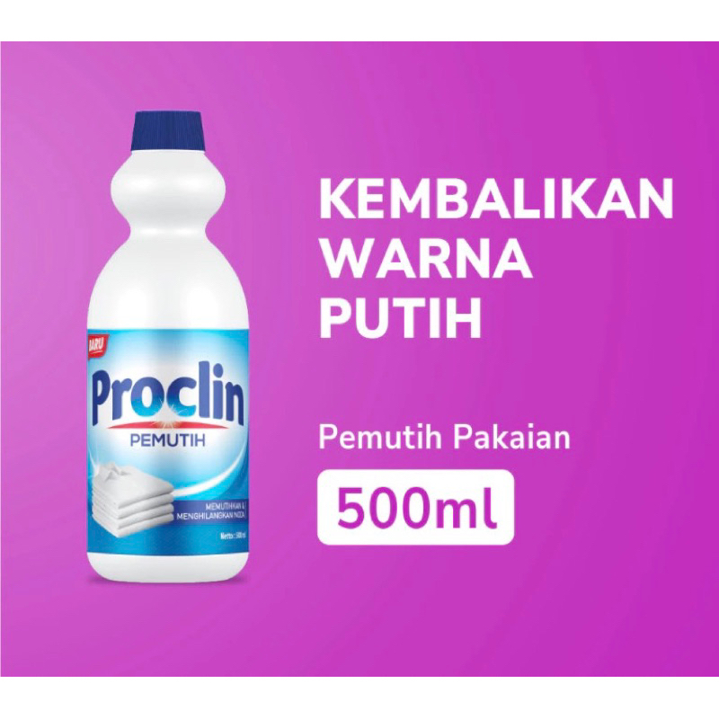 Jual Proclin Bottle 500ml - Pemutih Pakaian | Shopee Indonesia
