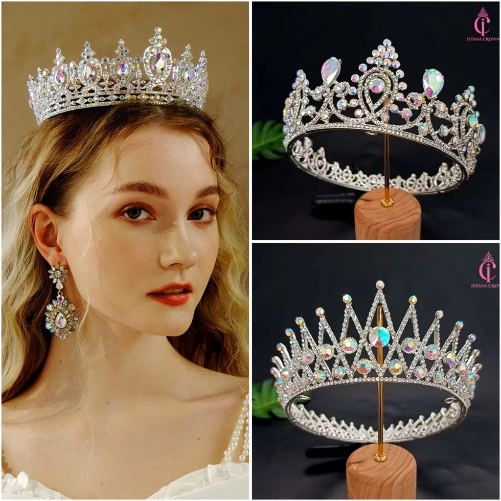 Jual Mahkota Bulat Crown Circle - Berlian Silver - Wedding Fashion show ...