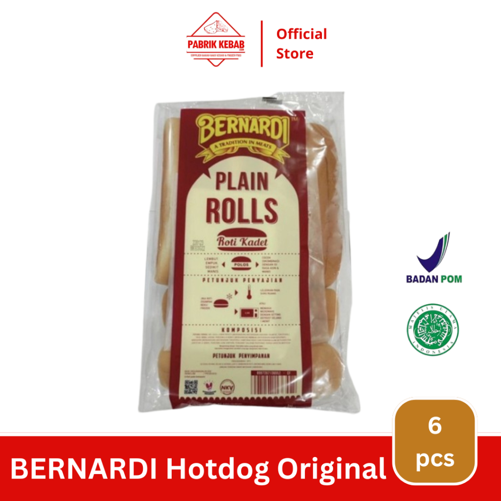 Jual BERNARDI Roti Hotdog Original Isi 6 Pcs - Roti Hotdog | Shopee ...