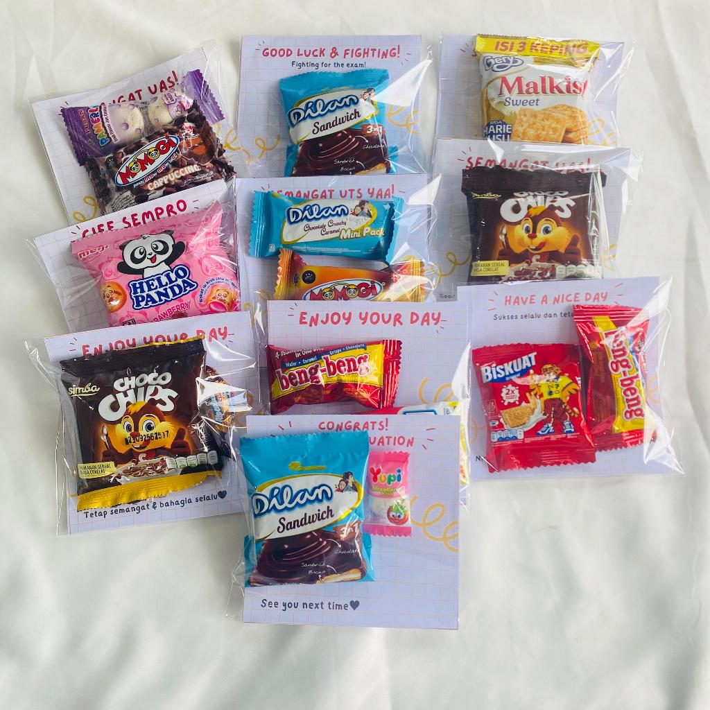 Jual [ VOL.2 ] MINI GIFT SNACK UK 12X12CM | BISA CUSTOME TULISAN ...