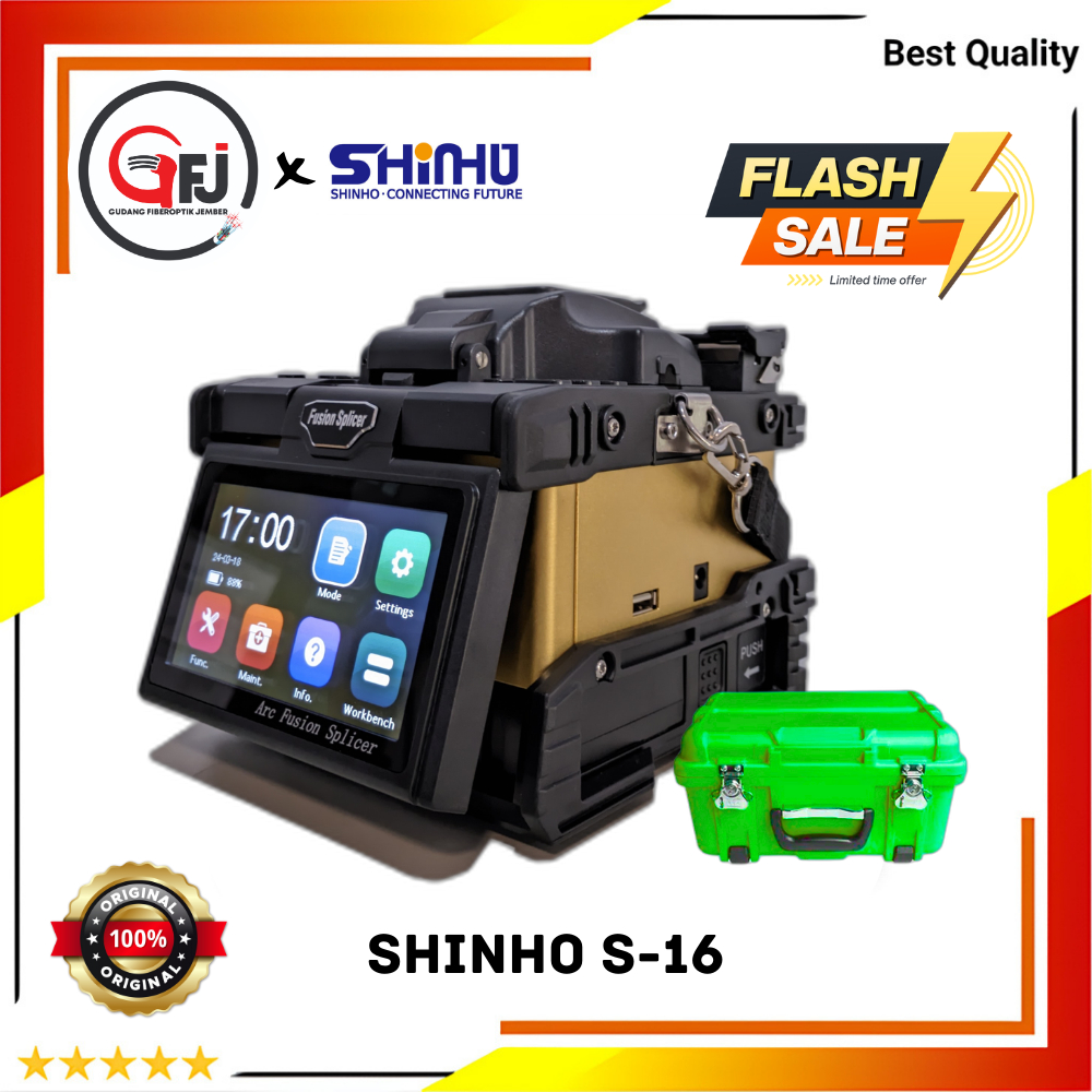 Jual [TERMURAH] SPLICER SHINHO S16 MACHINE FUSION SPLICER ORIGINAL ...