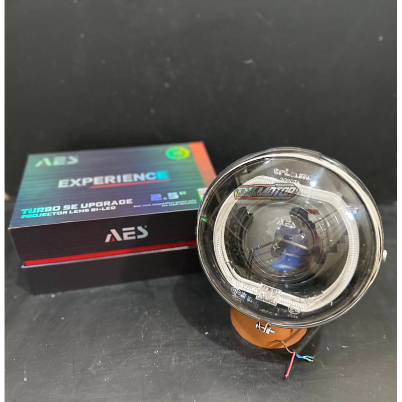 Jual Lampu Headlamp Biled AES EXPERIENCE RGB set Batok CB125 5.75inch ...