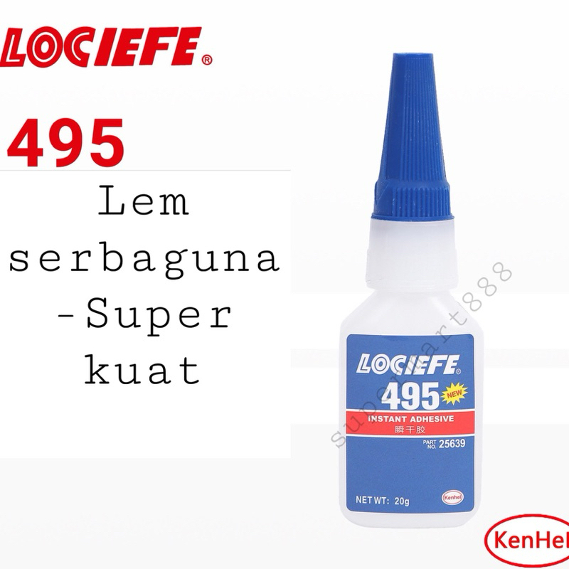 Jual LEM 495 Instant Adhesive Lem Instan Lem Super Glue 20 gr Lem 495 ...