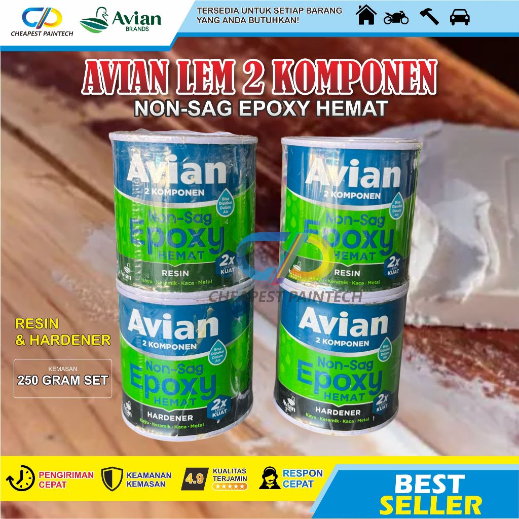 Jual Avian lem 2 komponen non sag epoxy HEMAT , BEST SELLER!! TERMURAH ...