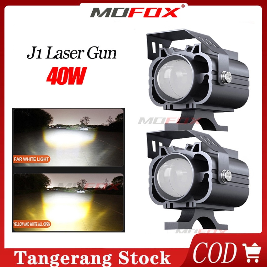 Jual 【Ready Stock】MOFOX J1 Laser Gun 4Mode 40W Lampu Mengemudi Mini ...