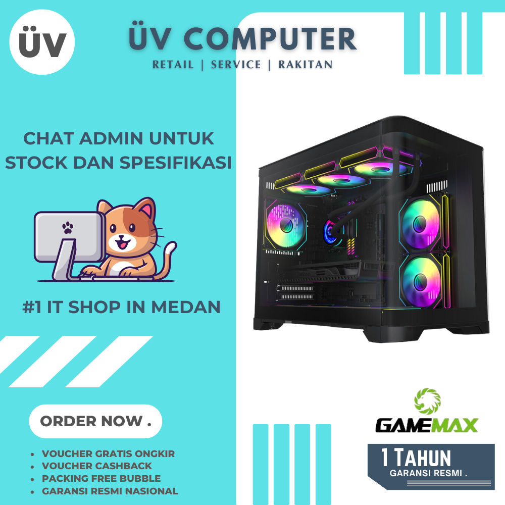 Jual Casing PC Komputer Gamemax Game-Max HYPE-M | Mid Tower | Micro M ...
