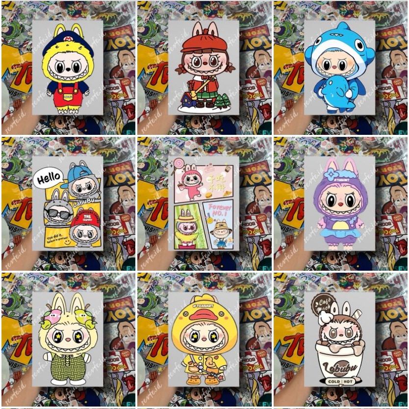 Jual Stiker DTF Sablon Setrika Sablon Stiker LABUBU 4 | Shopee Indonesia