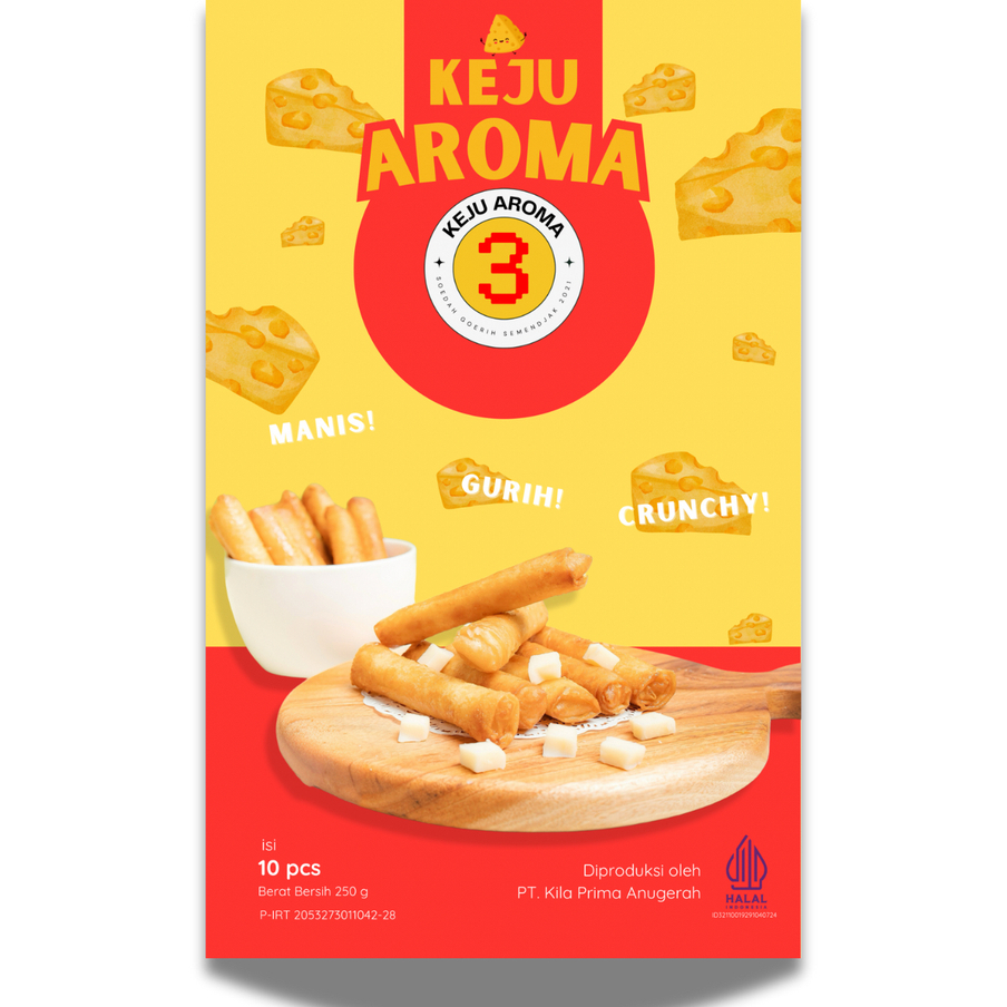 Jual Keju Aroma Tiga Manis Gurih Crunchy Oleh-Oleh dari Kota Bandung ...